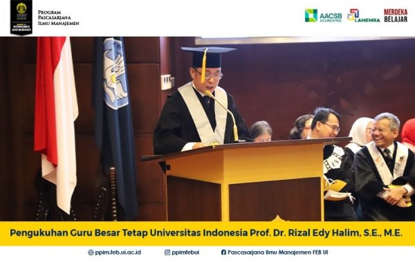 Pengukuhan Guru Besar Tetap Universitas Indonesia Prof. Dr. Rizal Edy ...